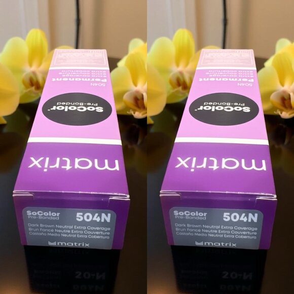 Matix | Hair | Matrix Socolor Pre Bonded 54n Dark Brown Neutral Extra ...